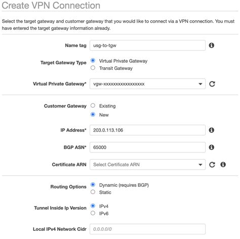 AWS VPN On UniFi Security Gateway Brian Beach