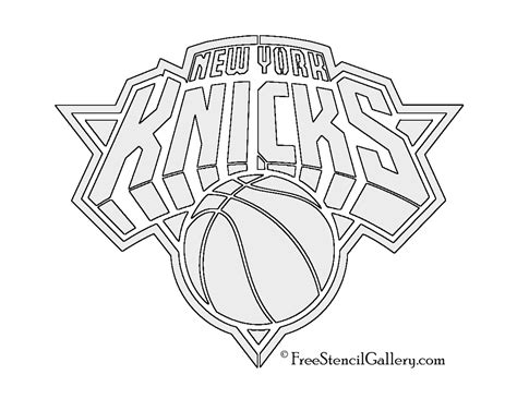 Nba New York Knicks Logo Stencil Free Stencil Gallery