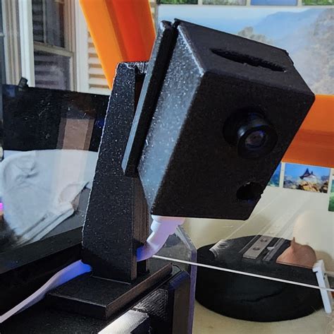 Esp32 Camera Magnetic Holder With Ball Head And Cable Management By