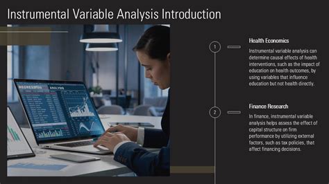Instrumental Variable Analysis Ppt Mockup Acp Ppt Slide