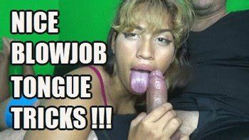 Tongue Fetish Blowjob Ba Karime Practicing How To Use Her Tongue While Sucking Cock