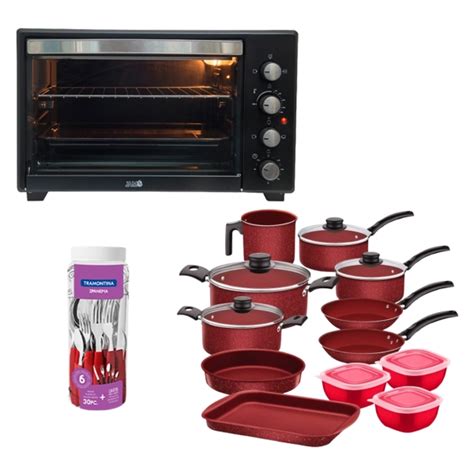 Tupi S A Combo Semana Santa Horno Electrico Jam Lts Juego De Ollas Pzas Juego De