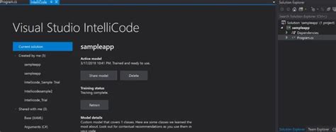Visual Studio IntelliCode Code Development Using AI TheCodeBuzz