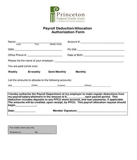 Free 13 Payroll Authorization Forms In Pdf Ms Word Excel