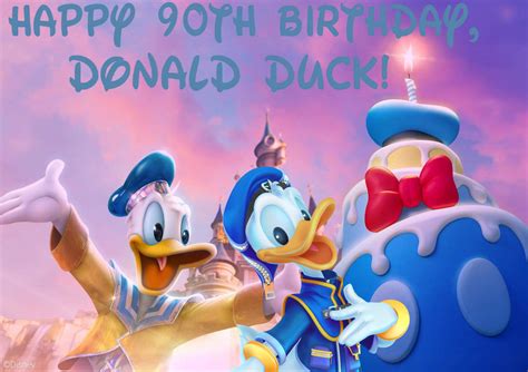 Happy 90th Birthday Donald Duck By Estar99 On Deviantart