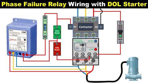How To Wire A Phase Sequence Relay Phase Failure Relay Phase Sequence Phase Failure Relay