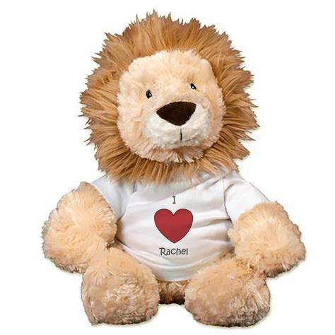 Personalized I Heart Tubby Wubbies Lion