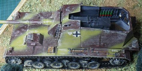 German 12.8cm Tank Destroyer L/61 Sturer Emil -- Plastic Model Military ...