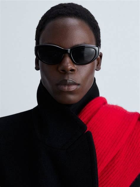 Mango Eye Wool Blend Coat Black