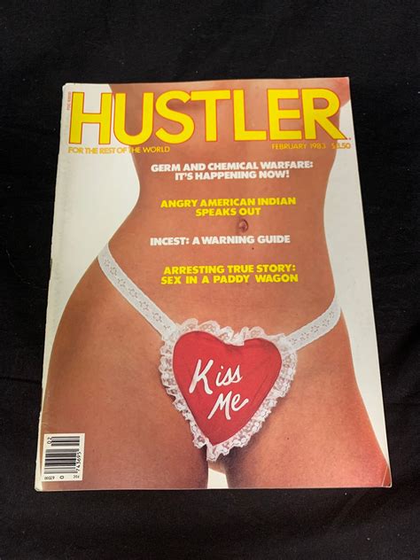 Vintage Hustler February 1985 Complete With Centerfold Etsy