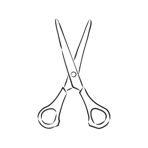 Ilustración De Tijeras De Estilo Doodle Tijera Dibujo