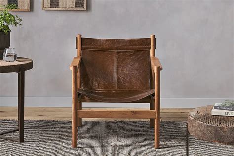 Dalibar Leather Lounger Tan Nkuku
