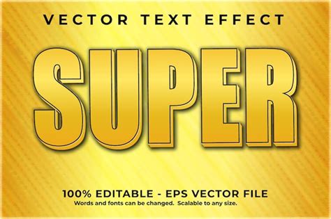 Premium Vector 3d Editable Text Effect Modern Font Effect