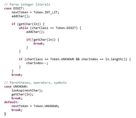 Solved The Program Below Is A Lexical Analyzer Keep The