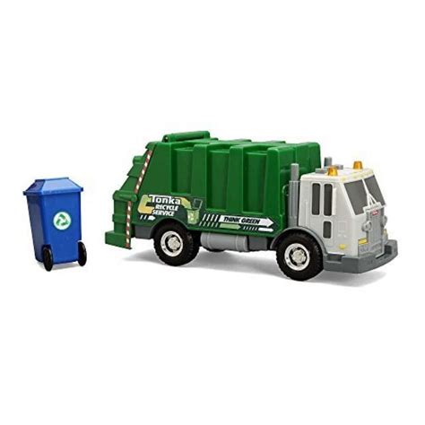 New Tonka Rescue Force Garbage Truck Wlights And Sound Green Sanitation