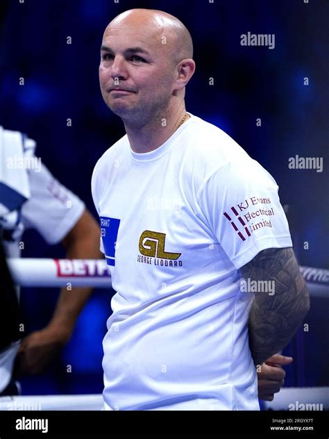 Former Boxer And Trainer To George Liddard Kevin Mitchell At The O2
