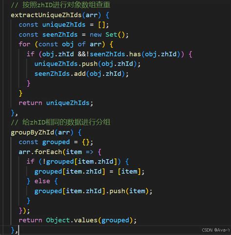 Js实现对象数组特定元素查重与分组js 对象数组 Distinct 某一个属性 Csdn博客
