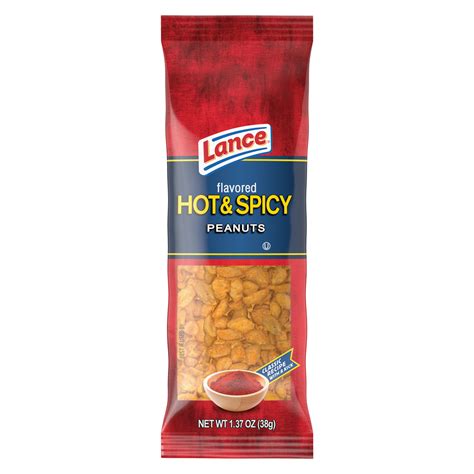 Lance Hot And Spicy Peanuts 12ct Display Box