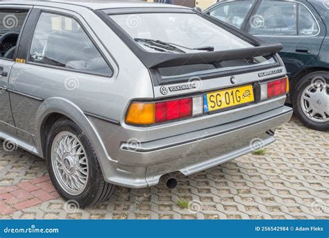 Old Veteran Youngtimer Elegant Silver Grey Car Volkswagen Scirocco Gt