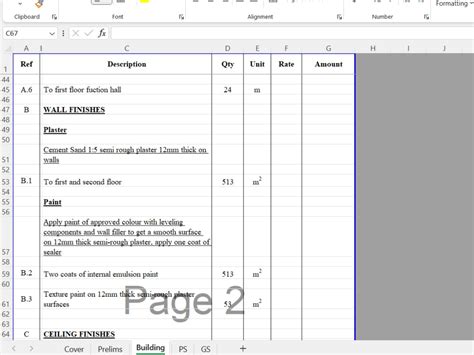 Quantity Surveying Dimension Sheets Takeoffs And Boq Preparation Upwork