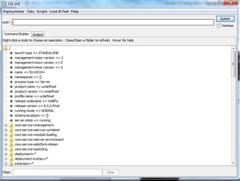 WildFly JBoss AS How To Access And Manage CLI Using GUI