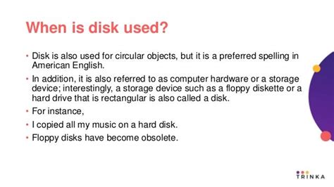 Disc Vs Disk What Is The Difference Pptx