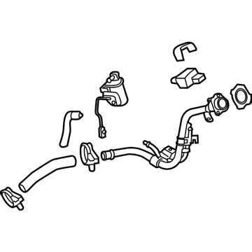 2015 Hyundai Sonata Fuel Filler Neck