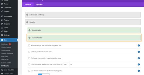Removing The Divi Header Bottom Border Divi Booster
