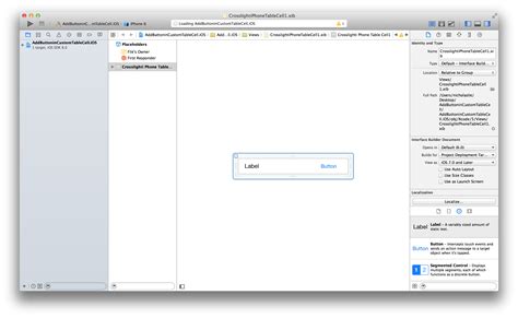 Add A Button With Command Binding In Custom Table Cell Intersoft Solutions Corporate Blog