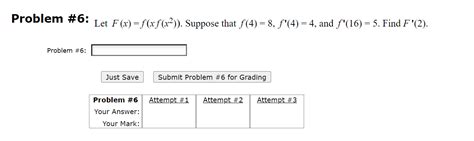 Solved Problem 6 Let F X F Xf X2 Suppose That Chegg Com