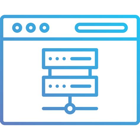 Server Generic Gradient Icon