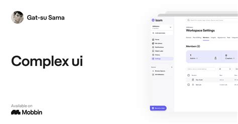 Complex Ui