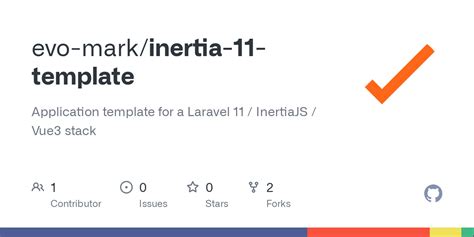 github evo mark inertia 11 template application template for a