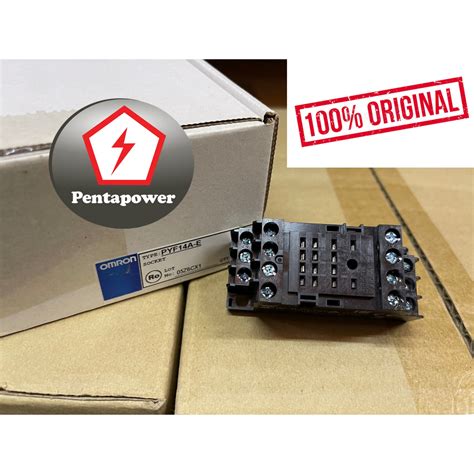Omron Pyf14a E My4 Relay Base 14 Pin Shopee Malaysia