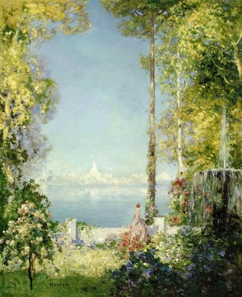 Thomas Edwin Mostyn 1864 1930 ~ Romantic Garden Catherine La Rose