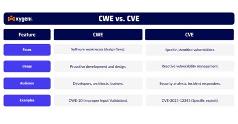 Cwe Vs Cve Key Differences Explained Xygeni