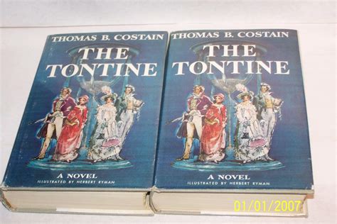 The Tontine Two Volumes By Thomas B Costain Near Fine Hardcovers