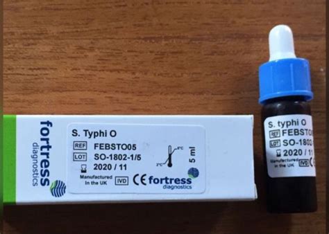 Reagen Widal S Typhi O Fortress