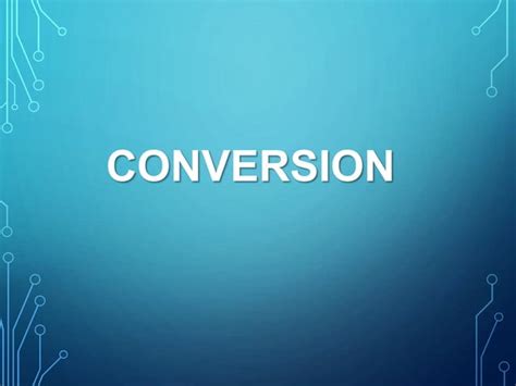 Number System Conversion PPTX