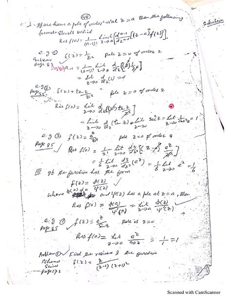 residue theorem pdf