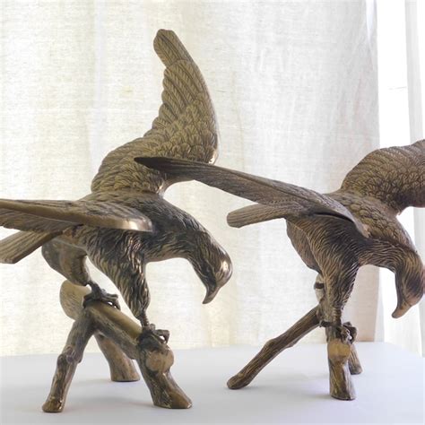 Vintage Brass Eagle Etsy