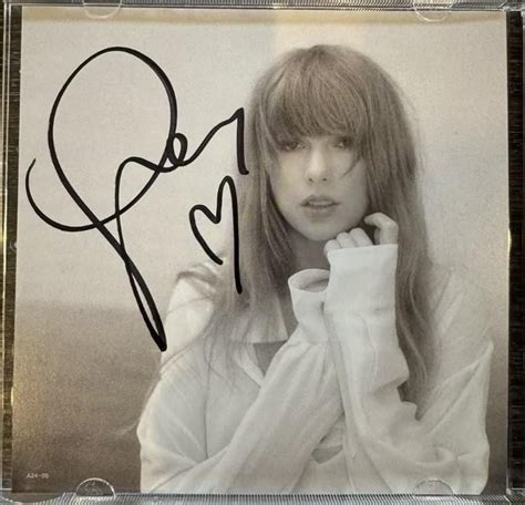 Signed Ttpd Cd With Heart Real Or Fake Rtaylorswiftautographs