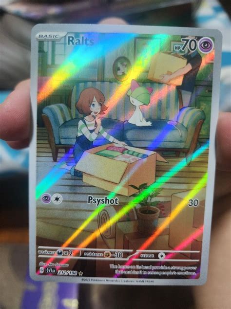 Ralts Illustration Rareart Rare Scarlet And Violet Set Pokemon Tcg