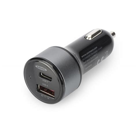 Incarcator Auto V La USB Type C Si USB A Ednet