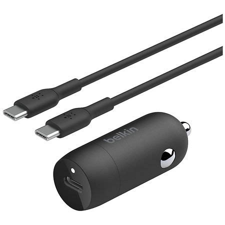 Belkin W Usb C Car Charger Usb C To Usb C Cable Walgreens