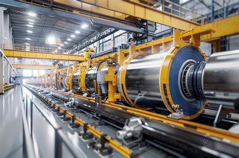 Modern Operational Plant Equipment Assembly Premium Ai Generated Image