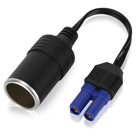 Auto Car 12v Ec5 Adapter To Female Car Cigare Socket Plug Connector New