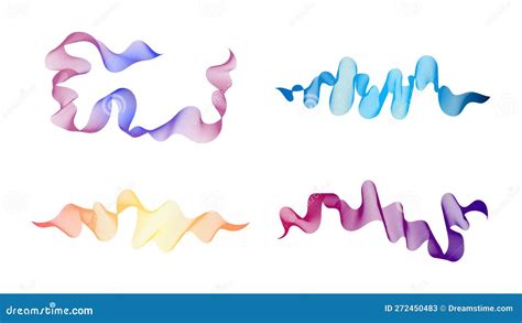 Abstract Backdrop With Wave Gradient Lines Stock Vector Illustration Of Music Curve 272450483