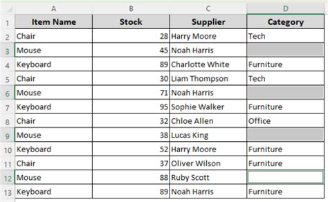 How To Delete Blank Cells In Excel And Shift Data Up Excel Insider