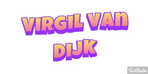 Virgil Van Dijk Celebrity Animated  Logo Designs